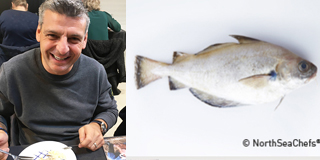 Wat de visser vangt en eet: gebakken steenbolk met stoemp van spitskool ...